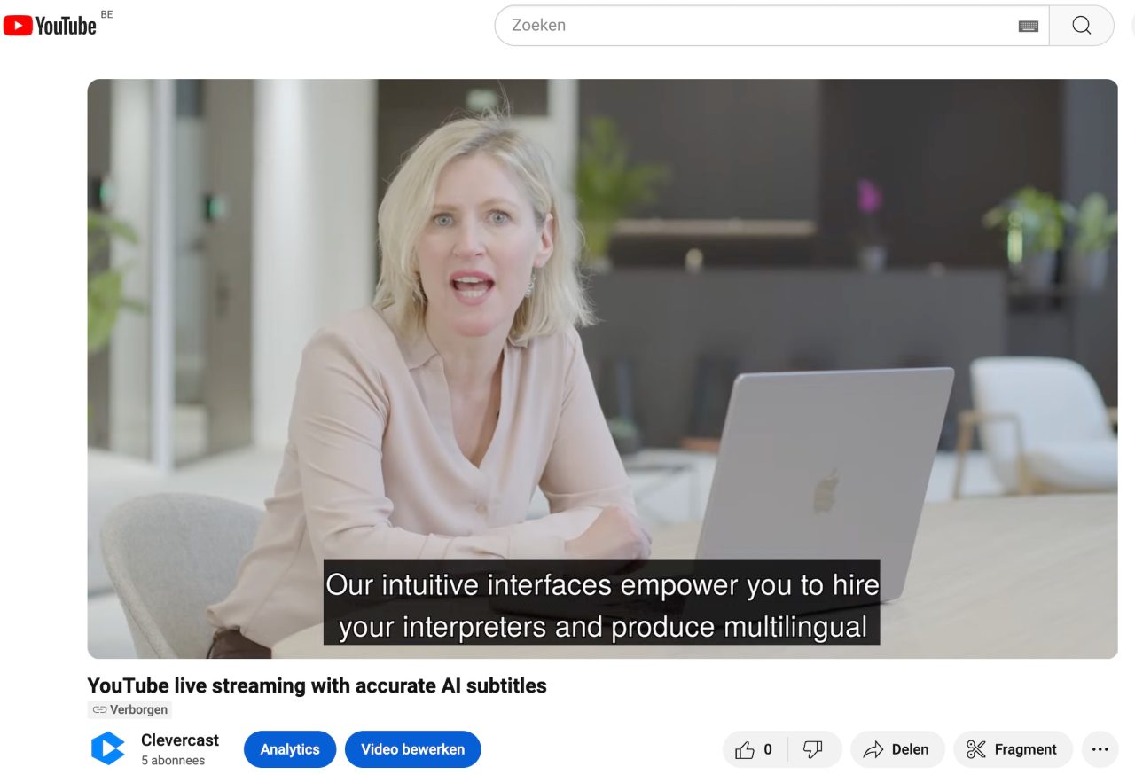 Multilingual Live Streaming Made Easy - Clevercast
